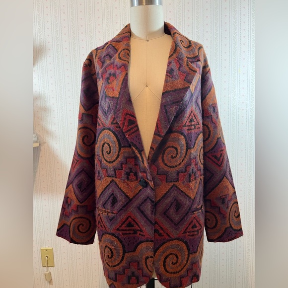 Jackets & Coats | Vintage Aztec Blazer | Poshmark